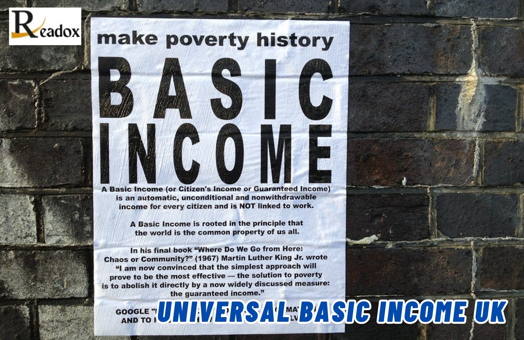 Universal Basic Income A Bold Solution To Poverty Readox